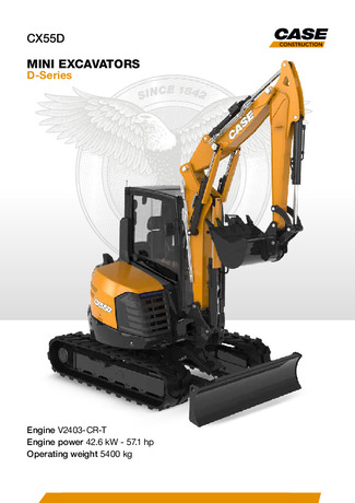 5 Ton Digger CX55D | CASE EU