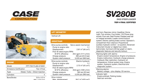 CASE SV280B Skid Steer Loader | CASE