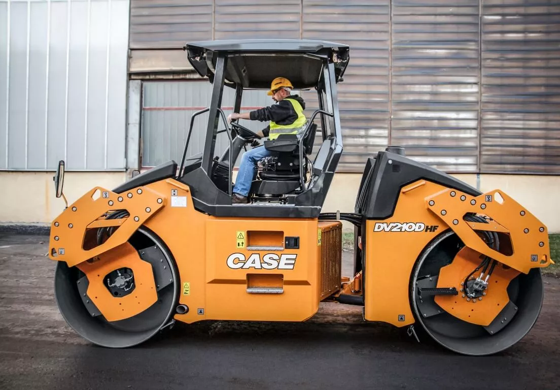 CASE DV210D Double Drum Roller | CASE Construction Equipment