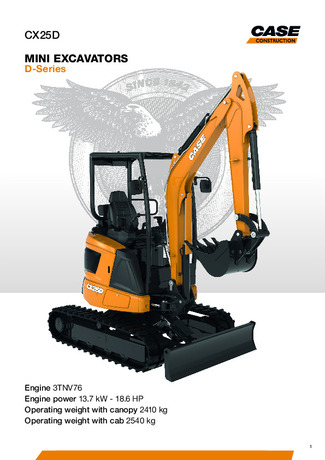 Mini Digger CX25D | CASE AU