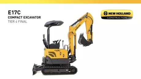 E17C Mini Excavator | New Holland