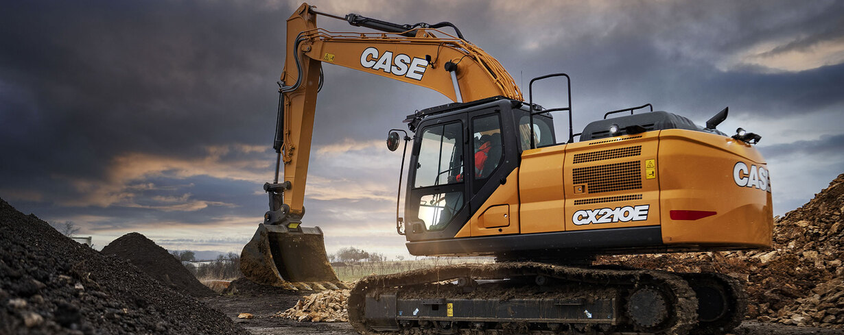 20 Ton Excavator CX210E | CASE Construction Equipment