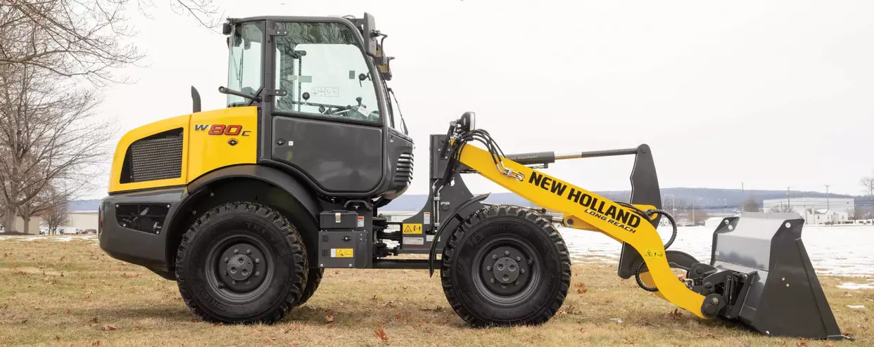 W80C Long Reach Compact Wheel Loader | New Holland