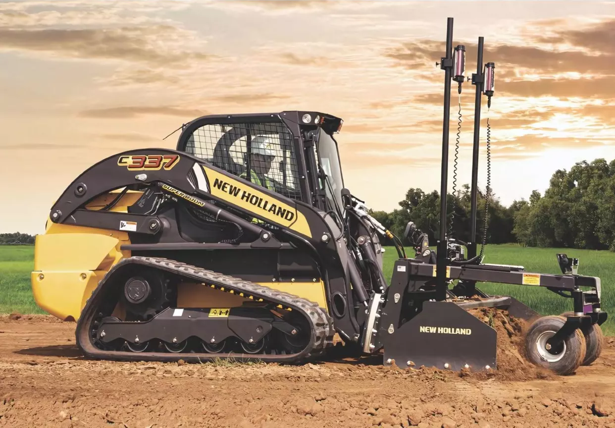 Laser Grading Boxes Attachment | New Holland