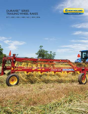 DuraVee™ Trailing Wheel Rakes - Haytools | New Holland