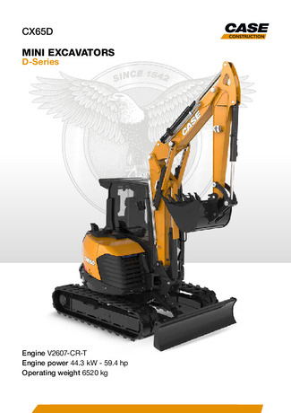 6 Ton Digger CX65D | CASE EU