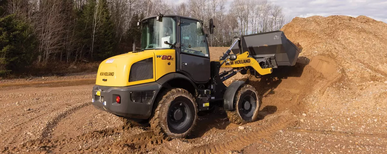 W80C High Speed Compact Wheel Loader | New Holland
