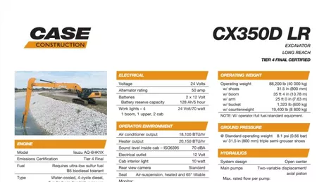 CASE CX350D Excavator | CASE