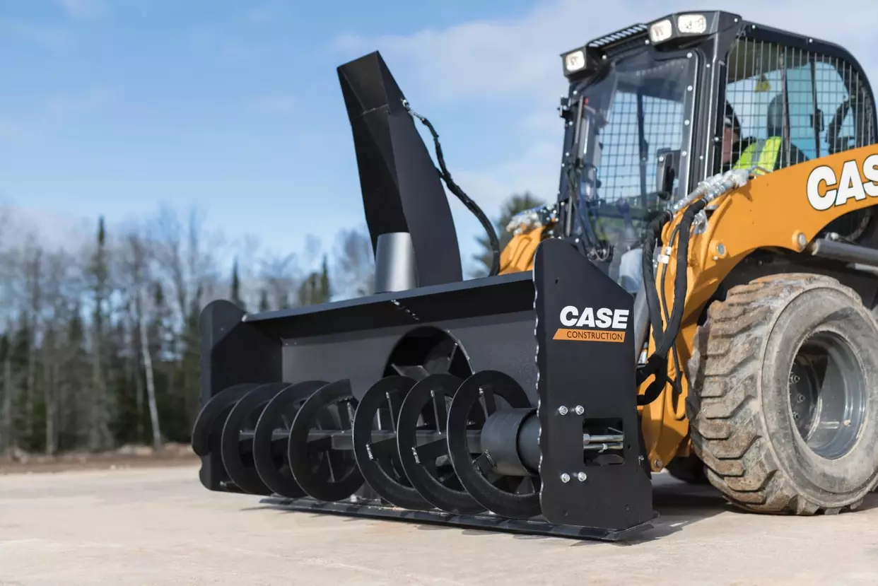 CASE Snow Blower Attachment | CASE Construction Equipment