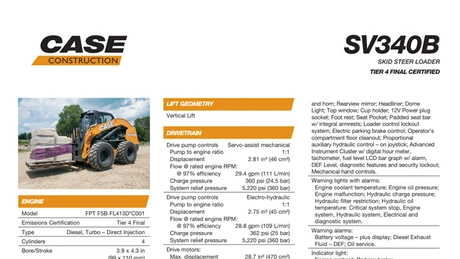 CASE SV340B Skid Steer Loader | CASE