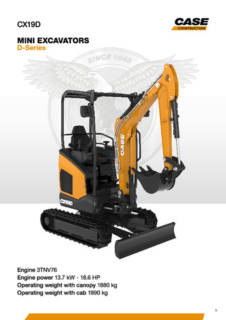 Mini Digger CX19D | CASE NZ