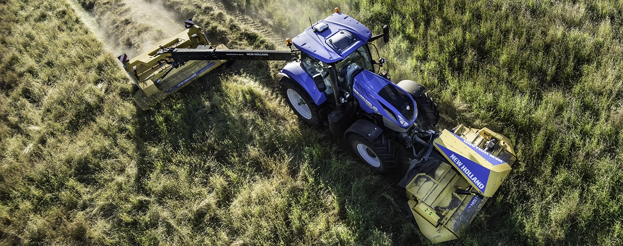 Precision Cutting with Front Mounted Mowers | New Holland UK