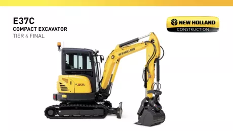 E37C Mini Excavator | New Holland