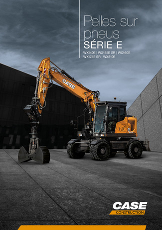 Pelle sur Pneu WX155E-SR: Maniabilité et Précision | CASE FR