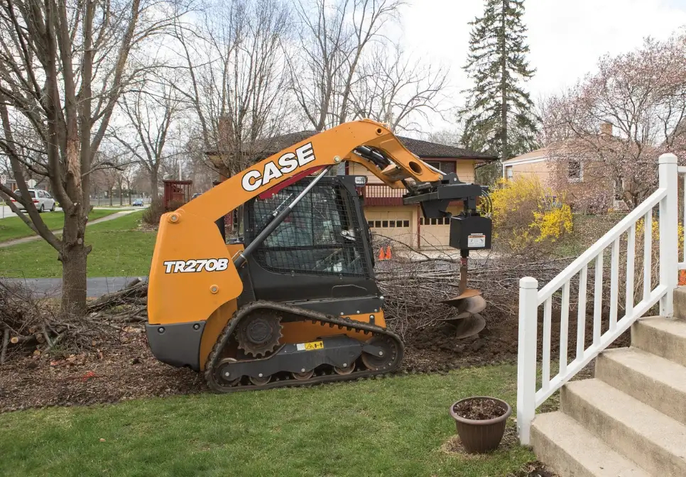 CASE Auger Attachment | CASE Construction Equipment