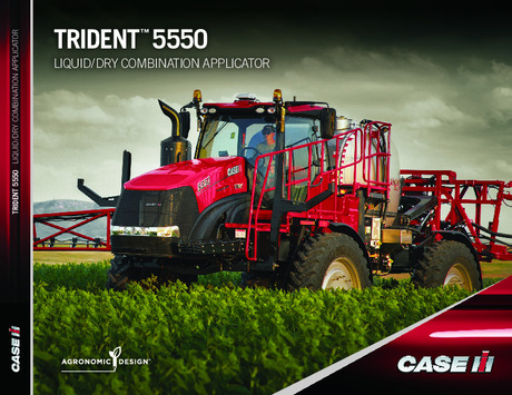 Trident Combination Applicator: Sprayer & Spreaders | Case IH