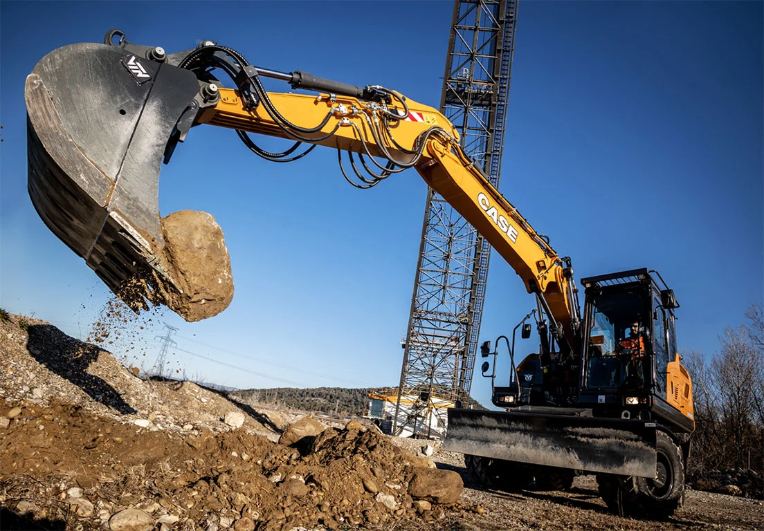 Wheeled Excavator WX210E | CASE EU