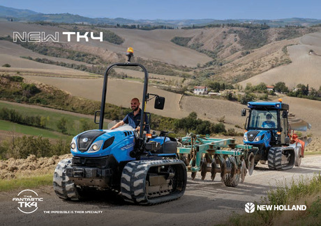 Tracked Tractor (Crawler Tractor) TK4 | New Holland ROI