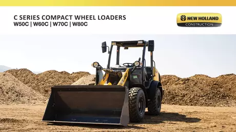 W80C High Speed Compact Wheel Loaders | New Holland Construction