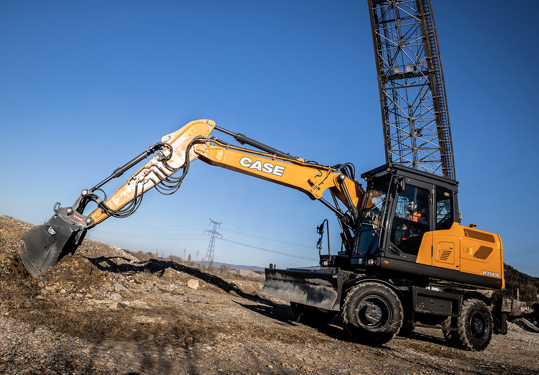 16 Ton Wheeled Excavator | WX140E | CASE EU